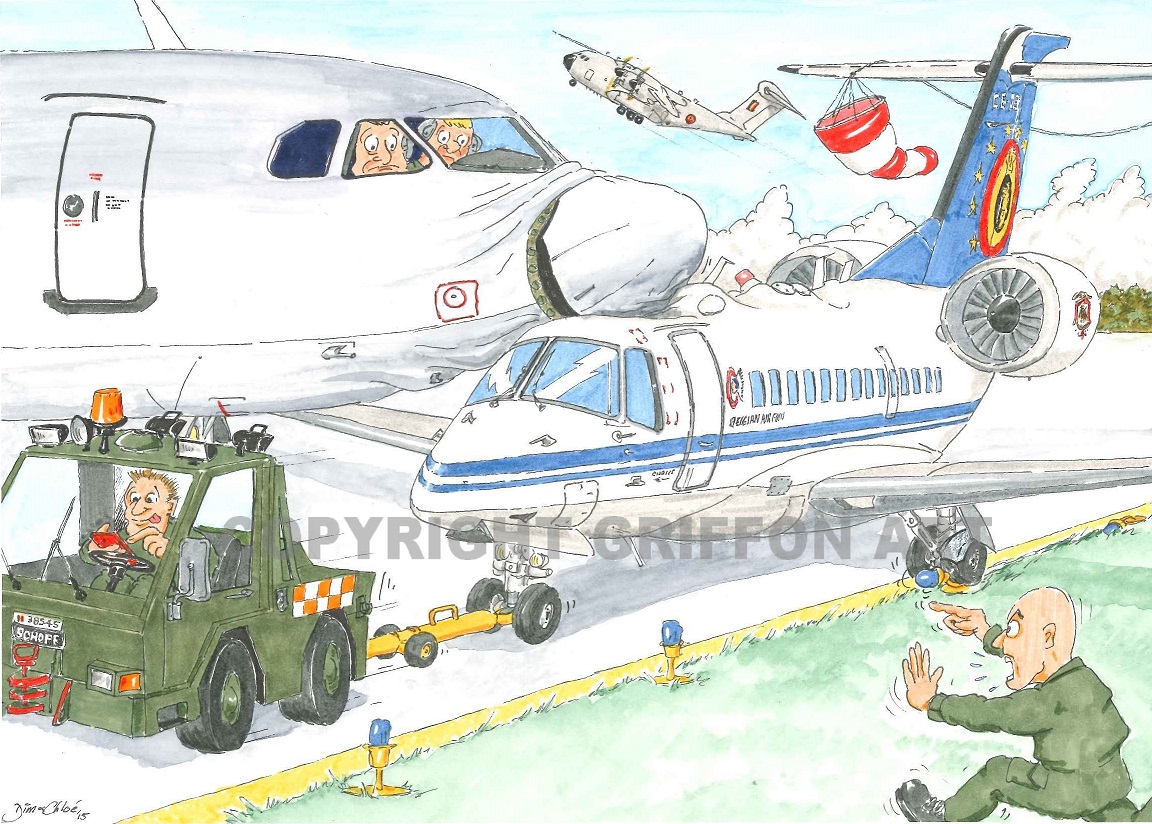 Aviation safety caricatures