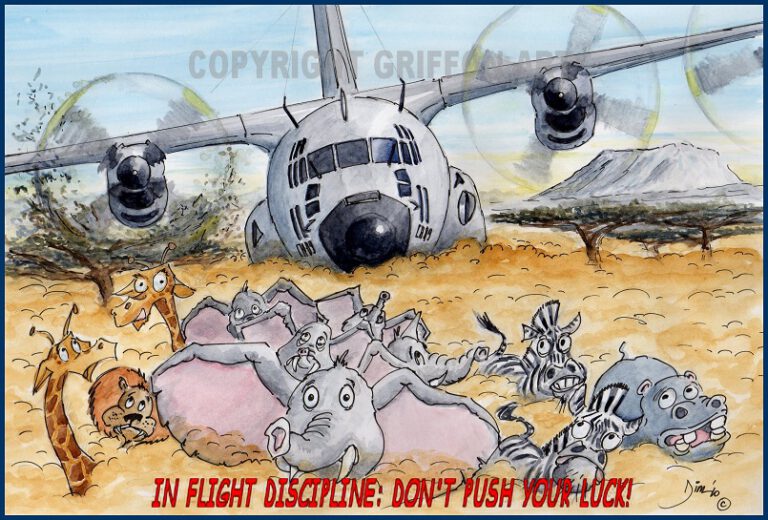 Aviation safety caricatures